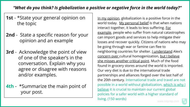 Sample Essays for the Writing Section of the TOEFL® Test - TST Prep